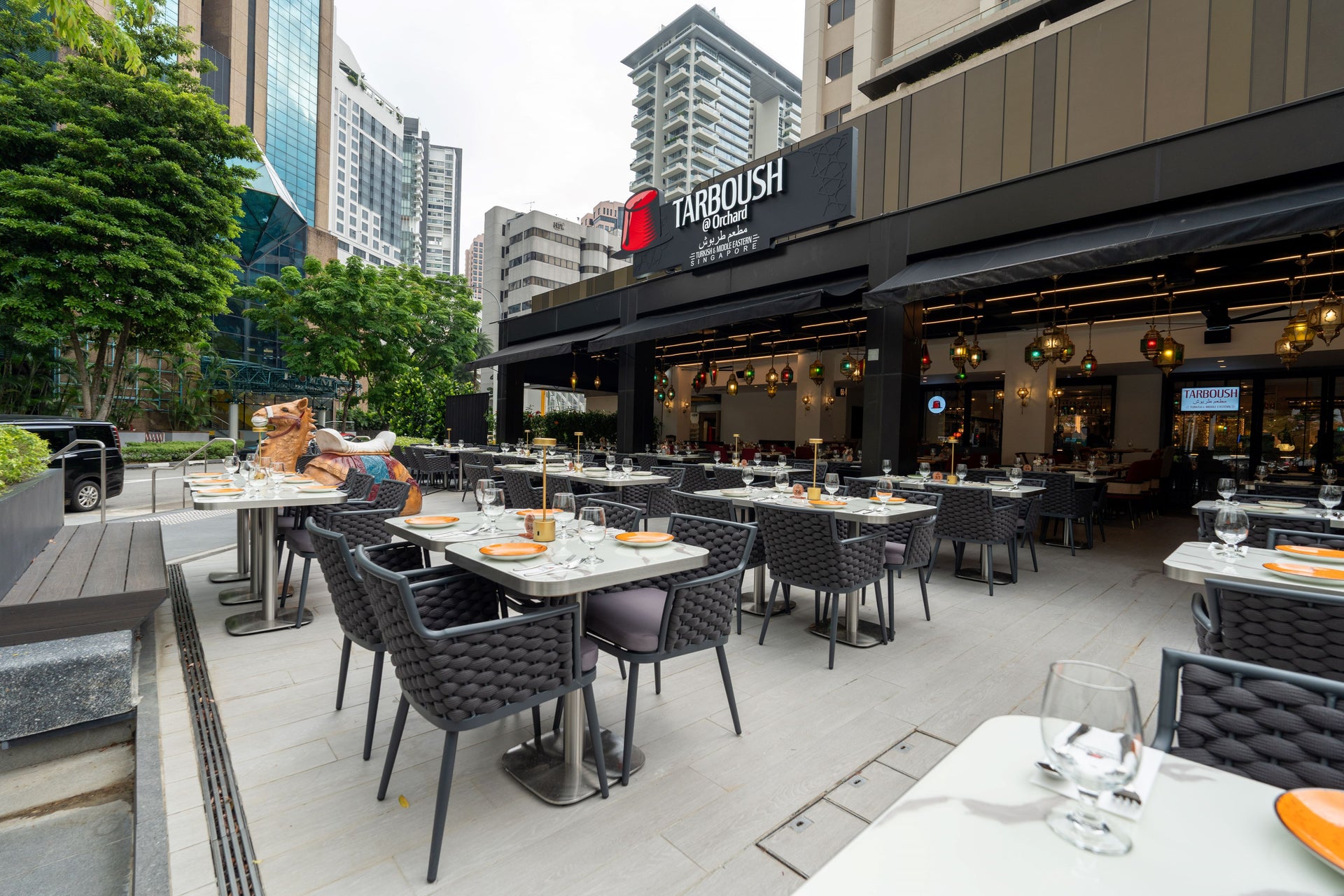 Halal Middle Eastern Restaurant in Orchard Singapore | Tarboush Orchard ...