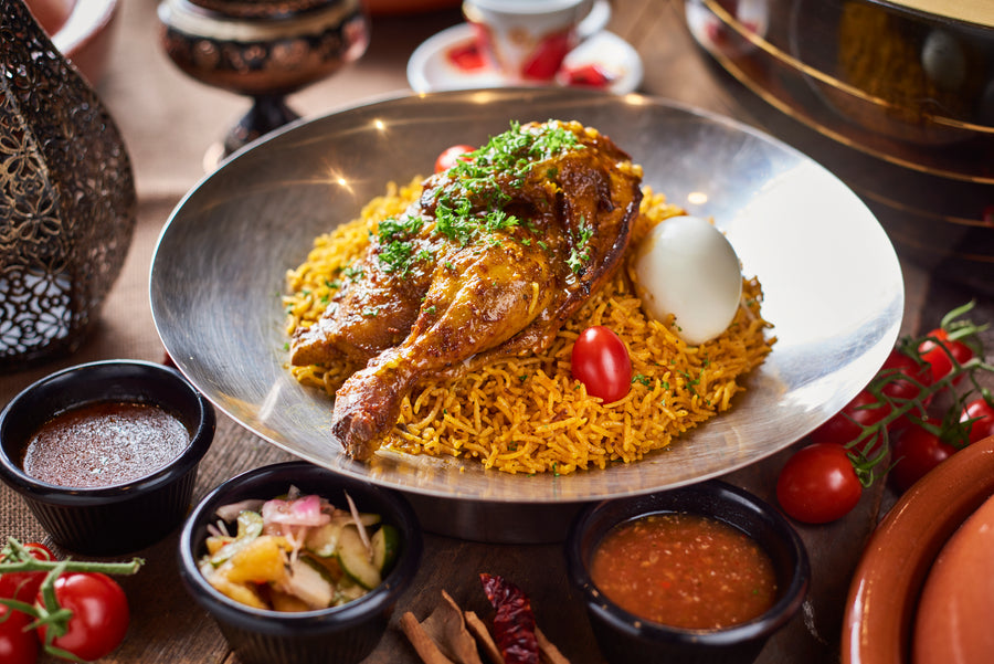 Mandi, Khabsa, Makloubah & Rice - Tarboush Restaurant Singapore