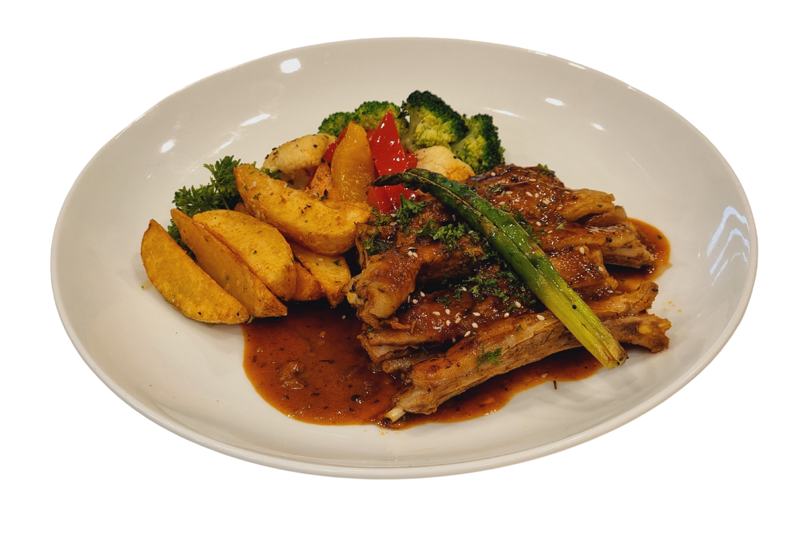 BARBEQUE LAMB RIBS – Tarboush Restaurant Singapore