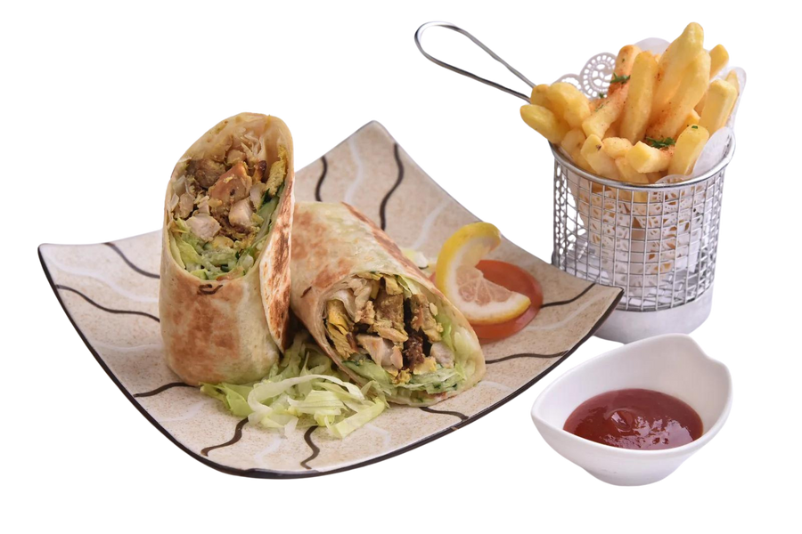 CHICKEN SHAWARMA SET – Tarboush Restaurant Singapore