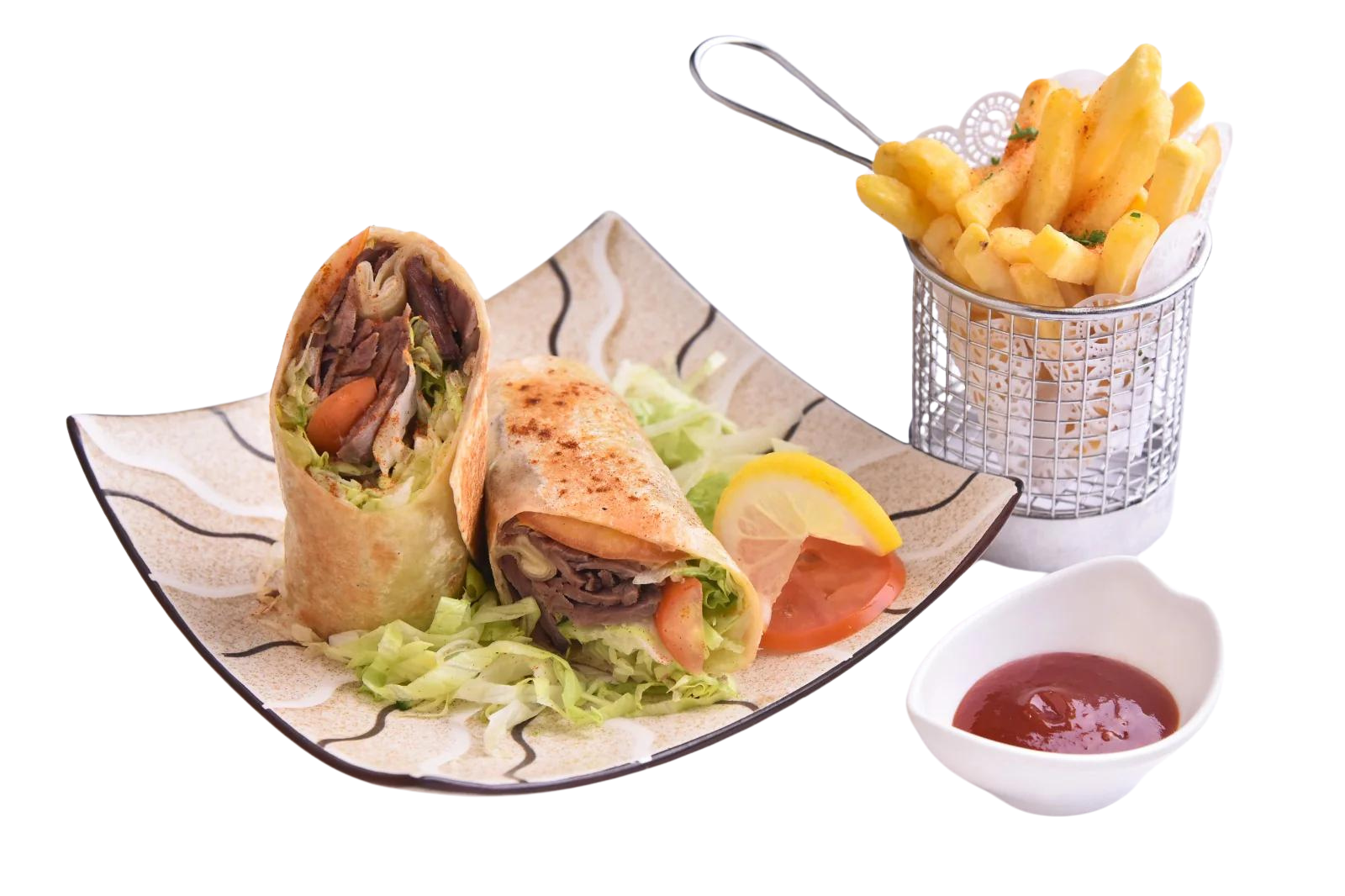 LAMB SHAWARMA SET – Tarboush Restaurant Singapore